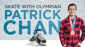 Lace up for an exclusive chance to skate with Olympic star Patrick Chan ...