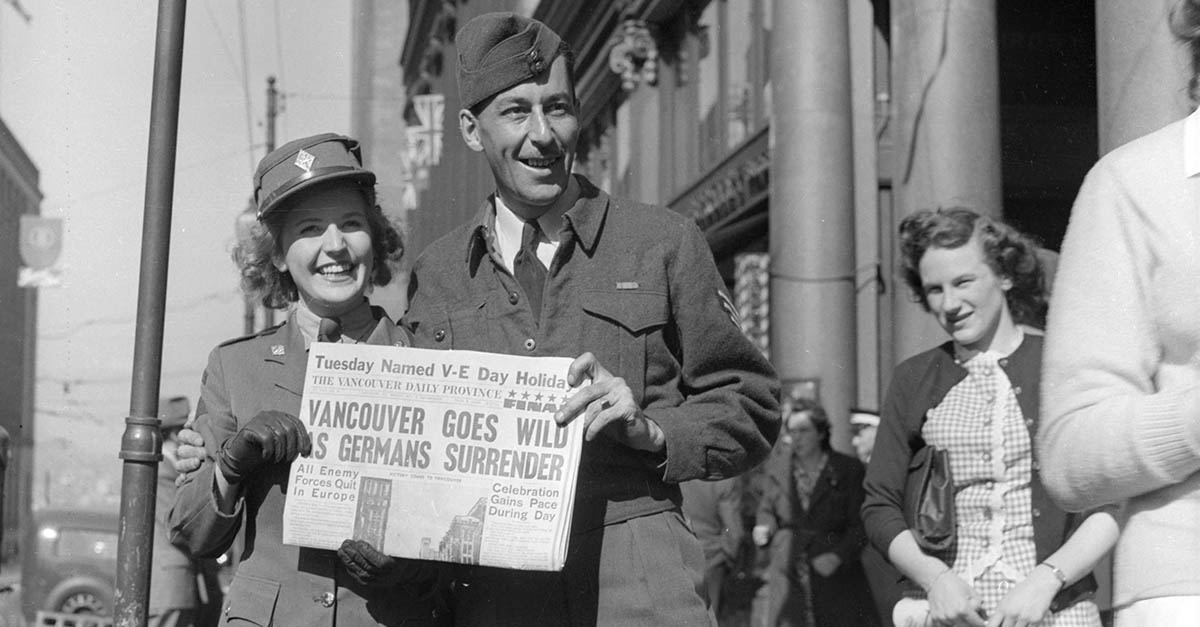 Victory in Europe (V-E) Day, May 8, 1945 | City of Vancouver